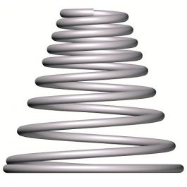 Compression spring conical stainless ø 0,5X3X10X10-52300065